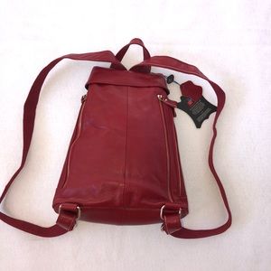 ameri | Bags | New Ameri Red Leather Purse Attractive Backpack | Poshmark